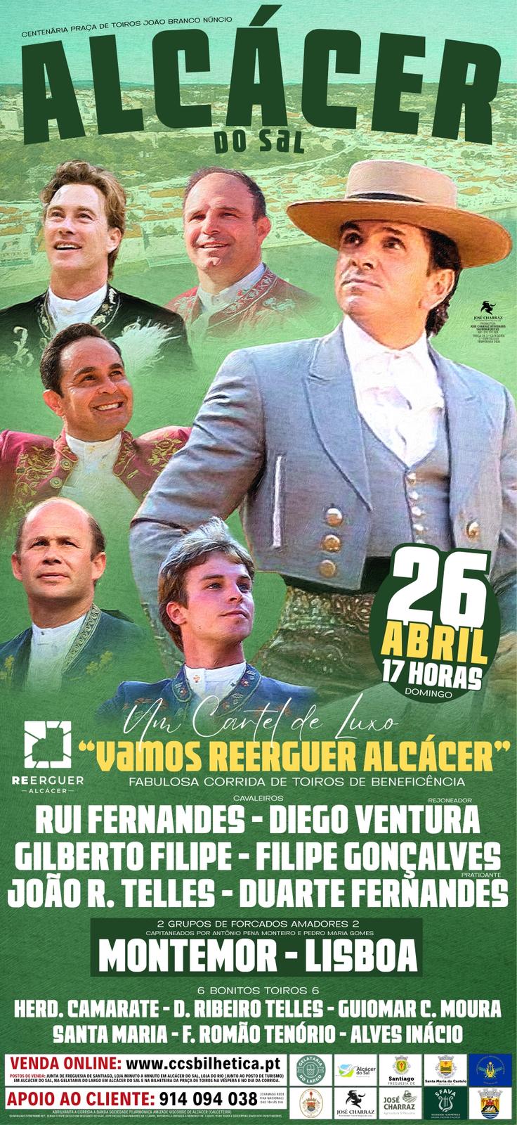 Alcácer do Sal Recebe Corrida de Toiros Solidária “Vamos Reerguer ...